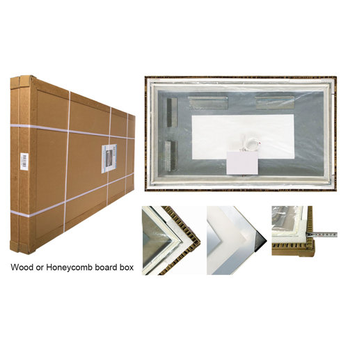 Ivy Bronx Aislin Rectangle Led Wall Mirror And Reviews Wayfair